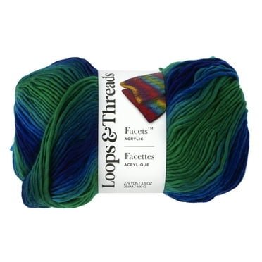Facets Yarn by Loops & Threads - Yarn for Knitting - Crochet - Weaving ...