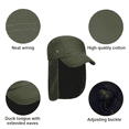 Fishing Hat Sun Cap with Neck Cover Flap, Sun Protection Baseball Cap ...