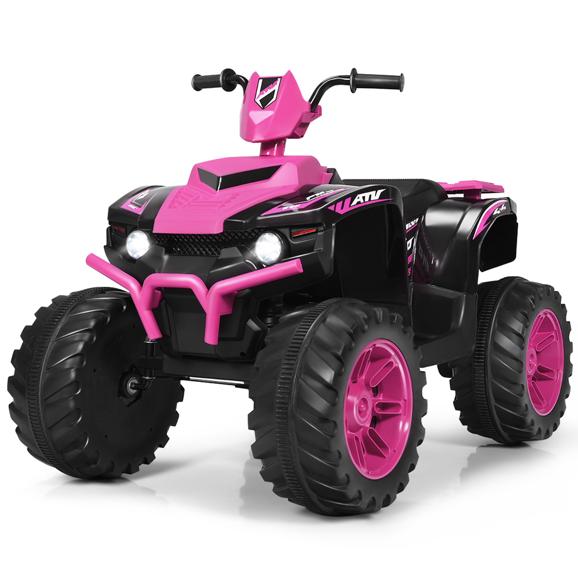 Gymax 12V Electric Kids Ride On Car ATV 4 Wheeler Quad W Music LED Gymax 12V Electric Kids Ride On Car ATV 4 Wheeler Quad W Music LED