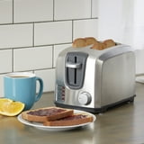BLACK+DECKER 2-Slice Stainless Steel Toaster T2707S with Extra-wide ...