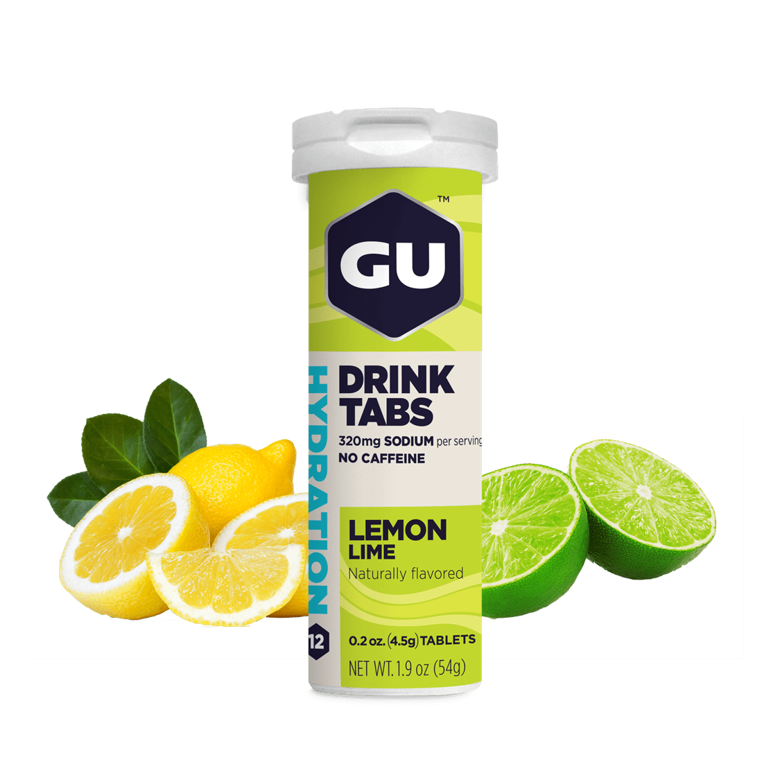 GU Energy, Hydration Drink Tablets, Lemon Lime, 8 Count box - Walmart.com