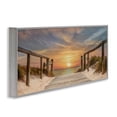 Stupell Industries Pathway To Sunset Gray Framed Giclee Art, design by ...