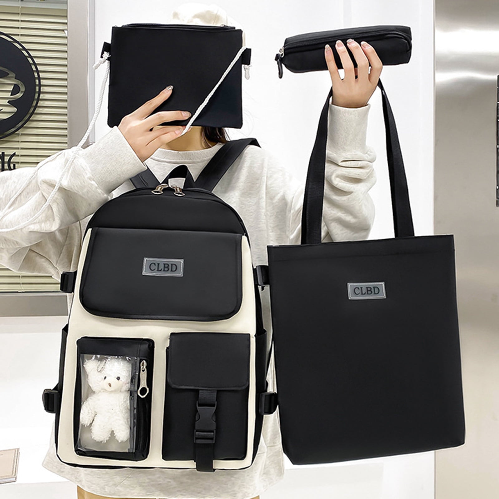 Click here for Topllc Backpack 4pcs Cute Backpack For School Back... prices