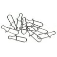 BE-TOOL 100Pcs Fishing Snap Clips Steel Duo Lock Snaps Swivel for ...