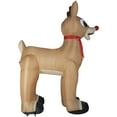 Gemmy Christmas Airblown Inflatable 14’ Standing Rudolph w/Scarf ...