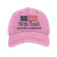 250th Anniversary 250 Years Freedoms Baseball Hat Running Print Cap for ...
