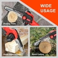 Cordless Mini Chainsaw, 20V Max Battery 6 Inch Small Chain Saw, One ...