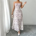 KLHDSF Elegant Dresses For Women Square Neck Sleeveless Fit And Flare ...