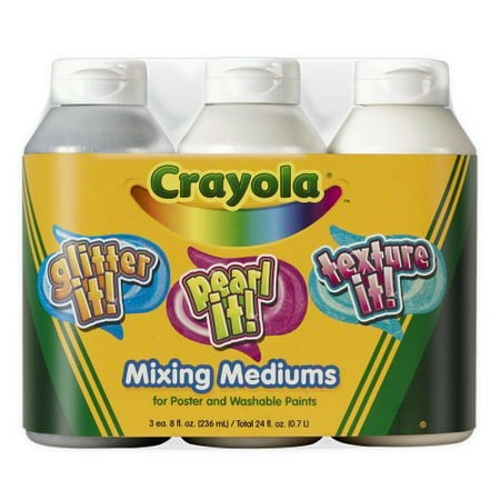 Crayola 3Ct 8Oz Tempera Mixing Medium Assortment | Walmart Canada