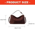 Autumn Winter Suedes Underarm Purse Convertible Handheld Shoulder Bag ...