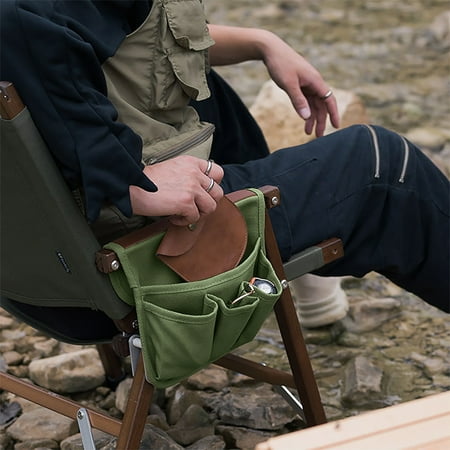 Camping Chair Oxford Cloth Bag Arm Rest Replacement Storage Pouch ...