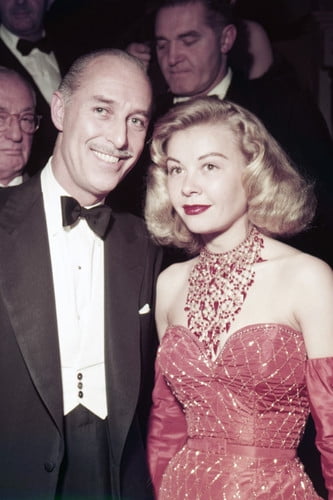 Vera-Ellen Richard Gully Candid at Masquers Dinner Event 1954 24x36 ...