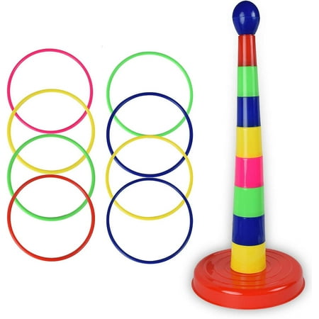 18 Inch Brightly Colorful Quoits Ring Toss Game Set For Kids | Walmart ...