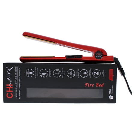 Air Tourmaline Ceramic Hairstyling Flat Iron CA1013 - Fire Red by CHI ...