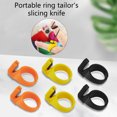 Guarded Rings Snipper Sewing Thread Cutter Comfort Fit Metal Blade For ...