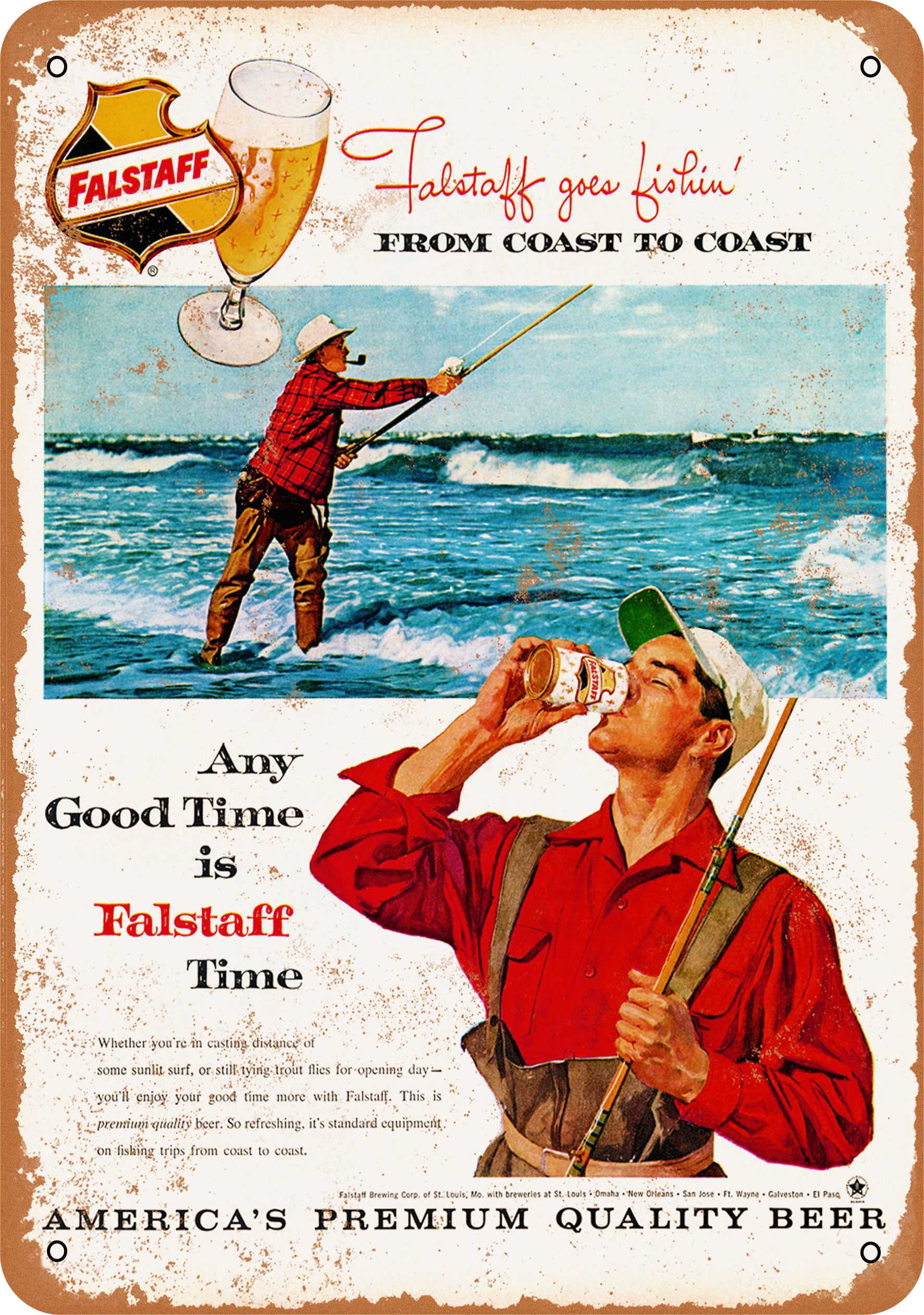 Falstaff Beer Sign