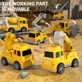 8-Piece Toddler Construction Toys, Friction-Powered Trucks, Excavator ...