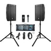 Proreck Club 6000 15-inch 6000W Stereo PA Speaker System, Bluetooth, 2 ...