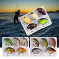 5Pcs Small Fishes Fishing Lures Artificial Baits Topwater Crank ...