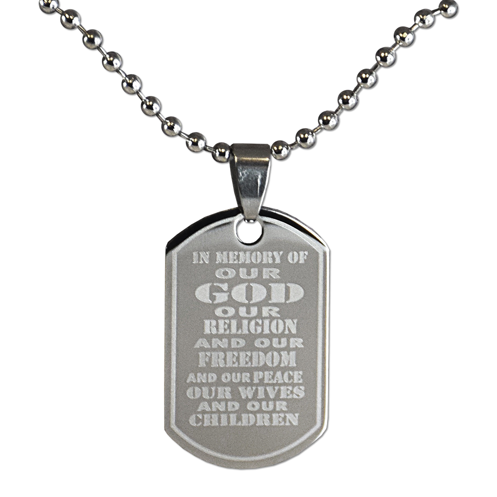 Captain Moroni Title of Liberty Dog Tag by Ringmasters - Walmart.com
