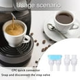 CPC Plastic Quick Disconnect Coupling Barbed Water Injections Connector ...