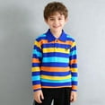 BRGZLK Boys School Uniform Polo Shirt Unisex Spring Summer Stripe Cute ...