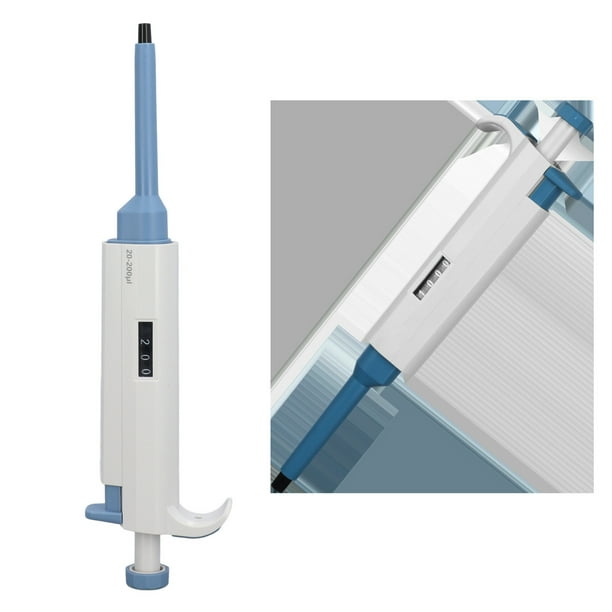 Micropipeta, Pipeta Con Pantalla Digital De Volumen Variable 20-200ul Para Laboratorio | Bodega ...