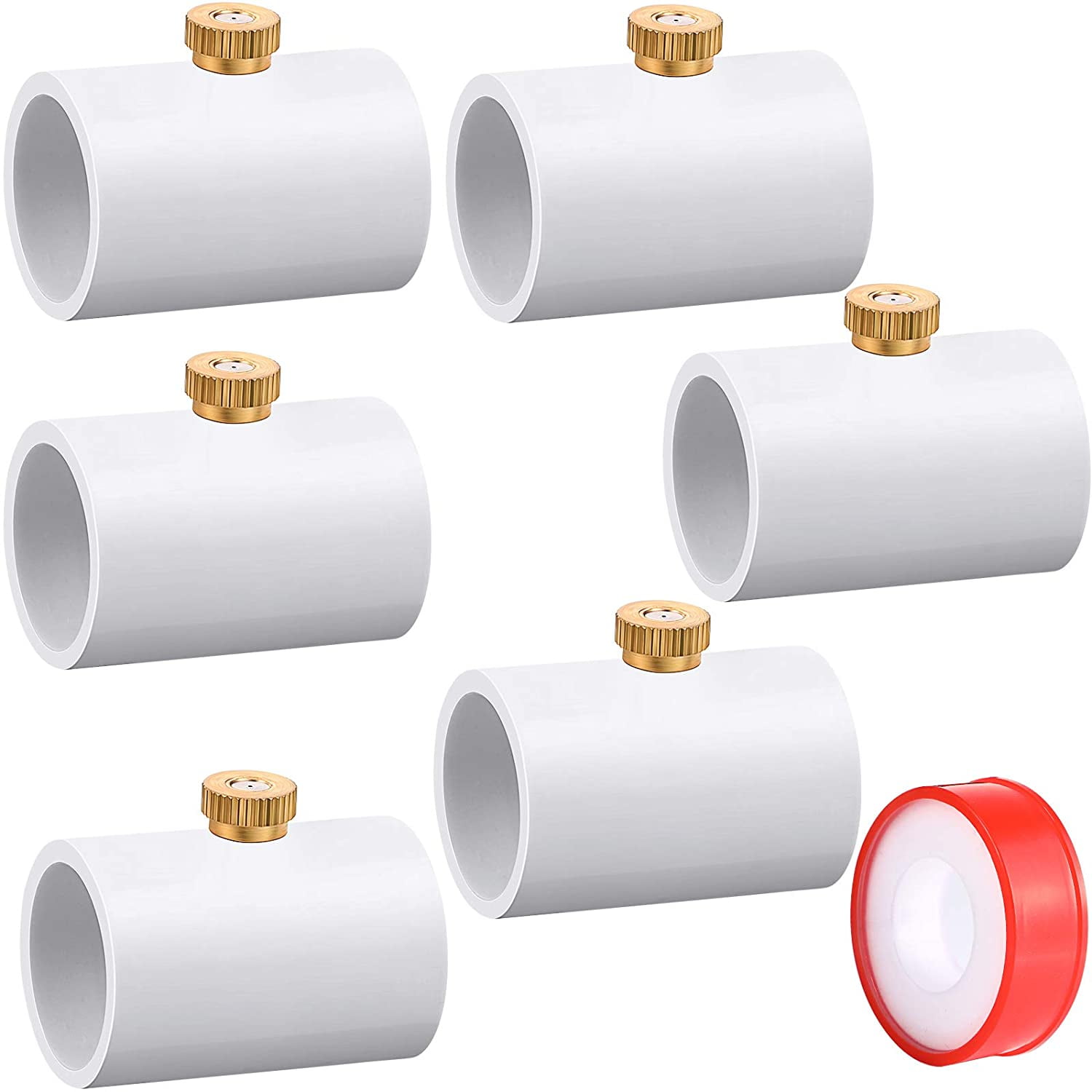 PVC Coupling Splitter 1/2 Inch PVC Split Section Coupling Pipe Fitting ...