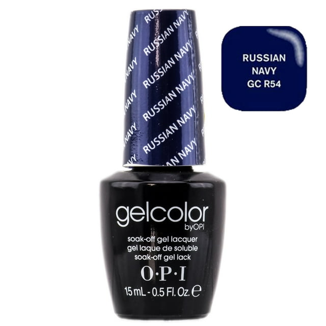 GelColor by OPI Soak-Off Gel Lacquer nail polish - Russian Navy - GC ...
