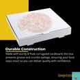50 Pack - 12" x 12" x 2" White Corrugated Plain Pizza/Bakery Box ...