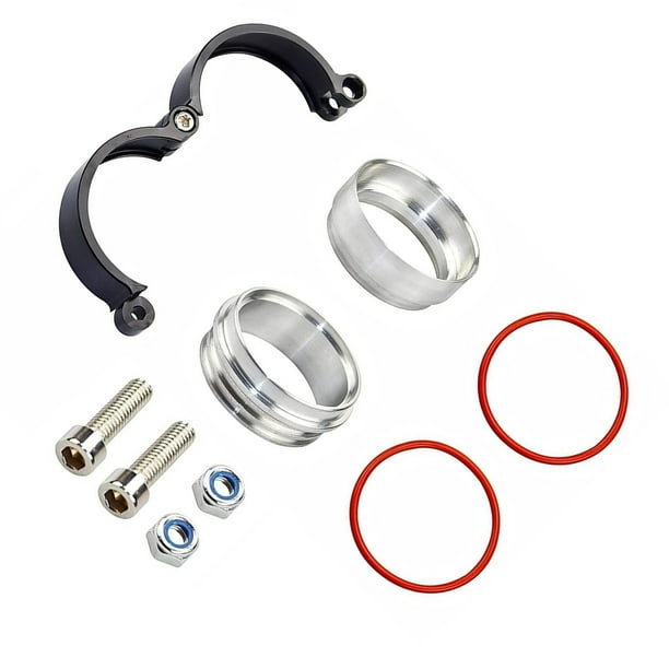 Thinsony 76mm Exhaust V-Band Clamp With Flange System Assembly 76mm 3 ...