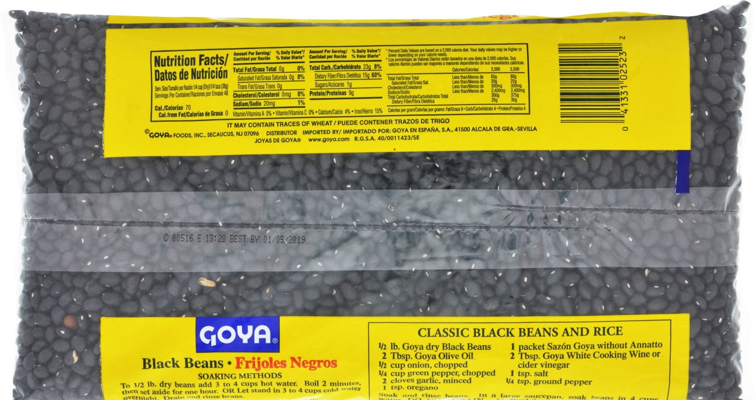 Goya Dried Black Beans