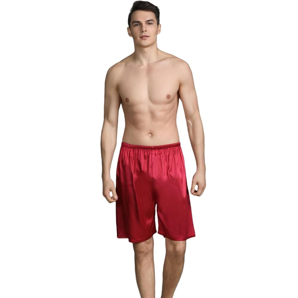 Mens Pajama Pants Satin Boxers - Walmart.com