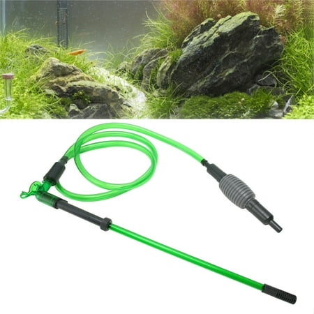 Aquarium Siphon Vacuum Cleaner, Fish Cleaner Siphon Water Changer Pump ...