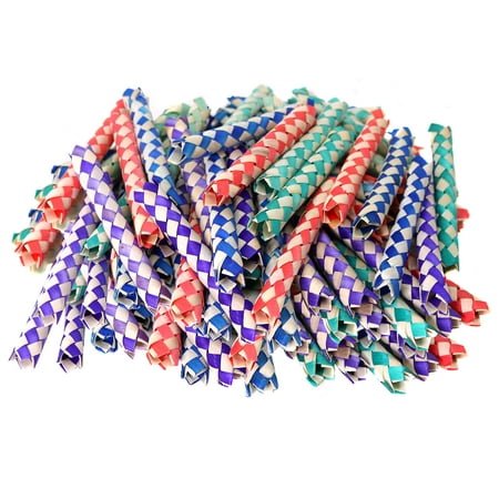 SN Incorp. Chinese Finger Traps in Assorted Colors - Pack of 72 Finger ...