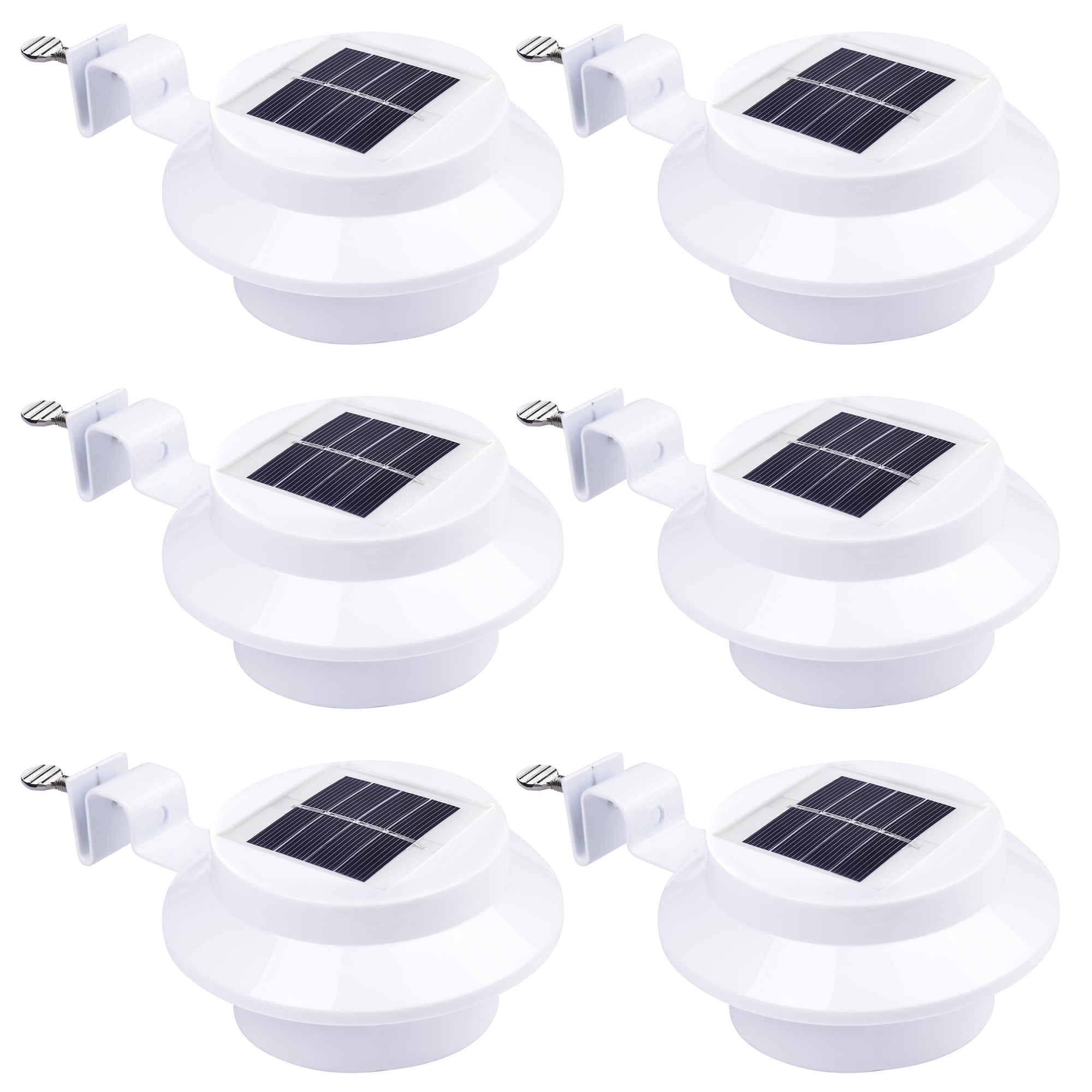 Yescom Solar Gutter Light Outdoor Waterproof 3 LED Deck Fence Lights ...