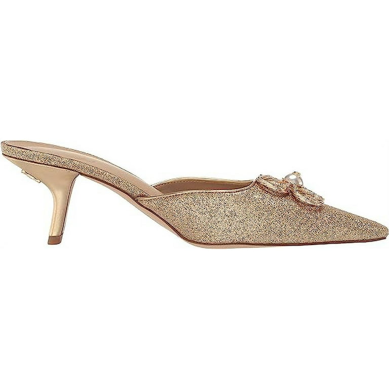 Sam Edelman Women's Brit Luster Mule Amber Gold 8M - Walmart.com