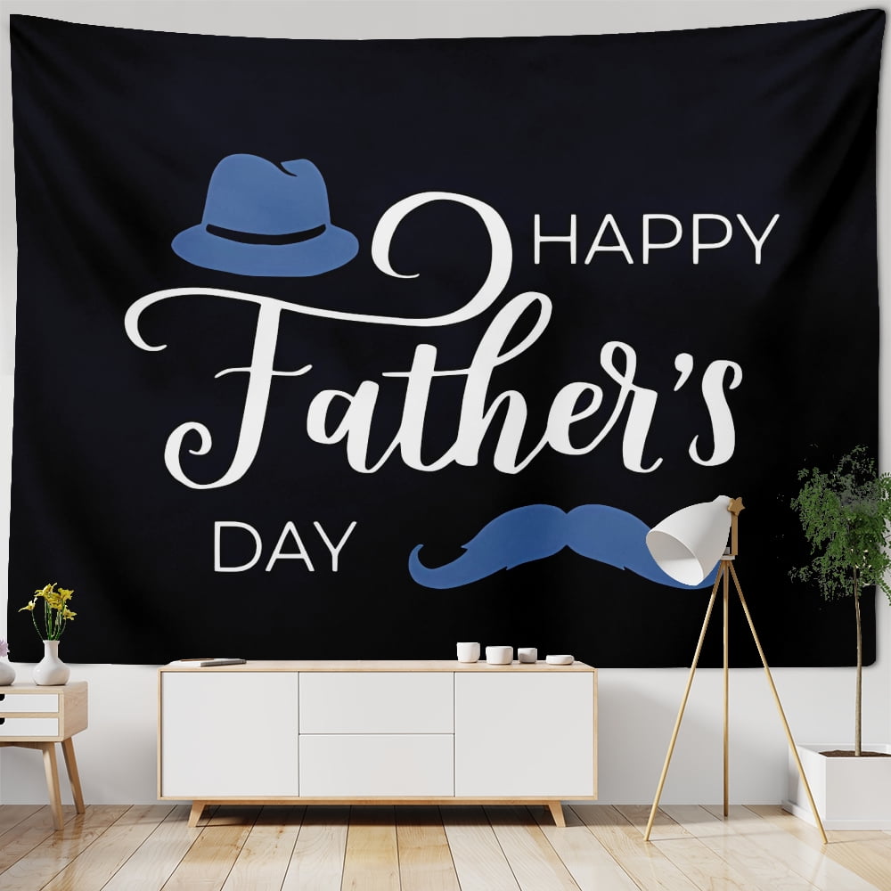 Happy Fathers Day Kingque Banner Backdrop Decorations Backdrop For
