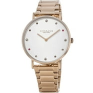 Coach Women's Madison Stainless Steel Bracelet Watch, White Dial ...