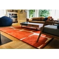 Premium Hand Tufted Rug with Cubic pattern made with 100% New Zealand ...