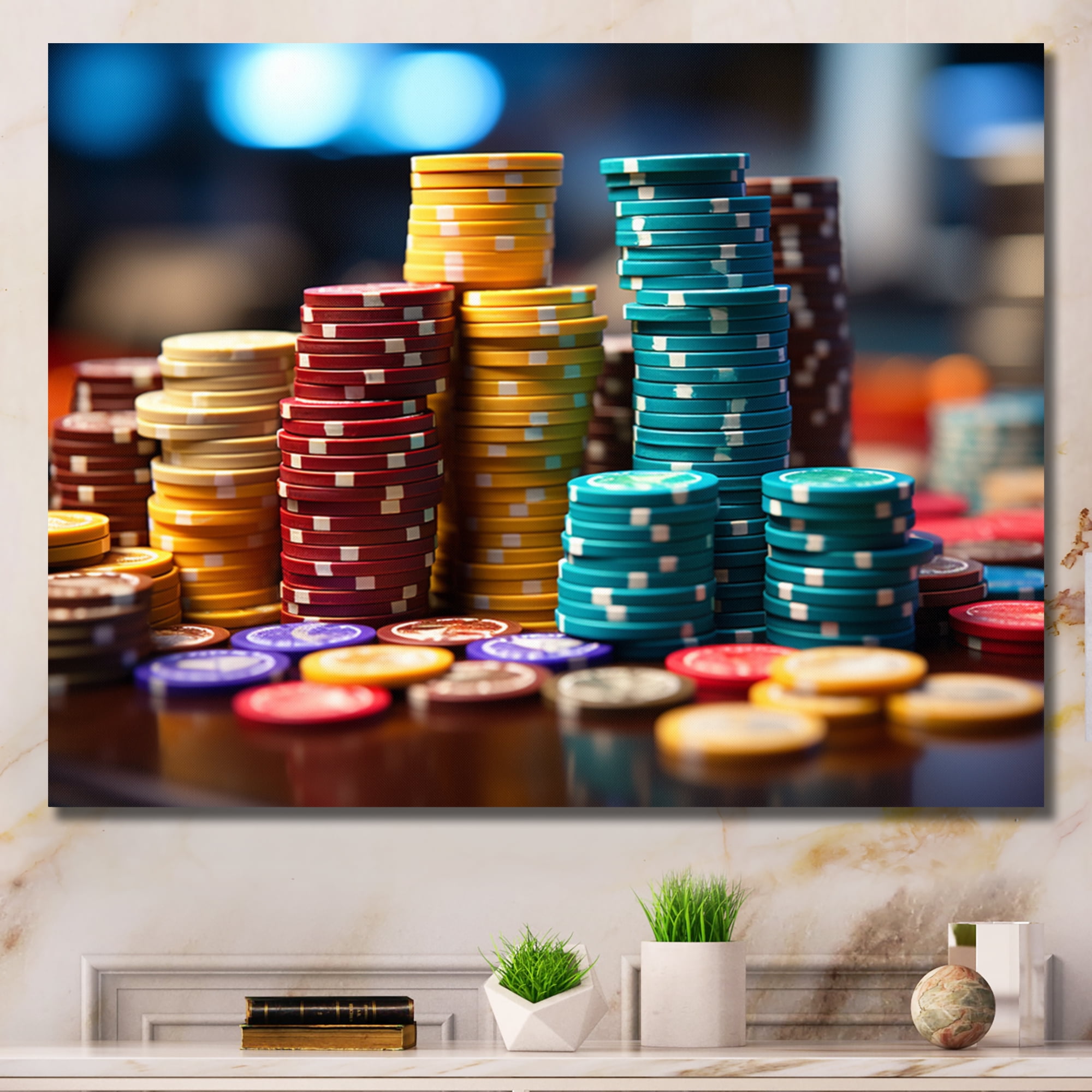 Click here for Designart Casino & Games Wall Art Decor  Casino &... prices