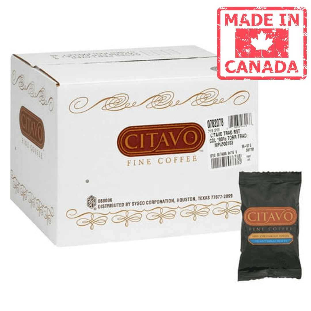 Citavo Coffee Ground 100% Colombian Fine with Filter 57g/2oz (96/Case ...