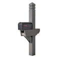 Step2 Highland 74" Dark Cedar Plastic Mailbox Post Kit, Brown - Walmart.com