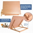 US Art Supply Extra Large Adjustable Wood Artist Drawing & Sketching ...