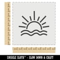 Sniggle Sloth Sun and Waves 9.0" Art Stencils & Templates - Walmart.com