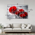 8 Pack Art Acoustic Panels Sound Absorbing Red Black Gray Decoration ...