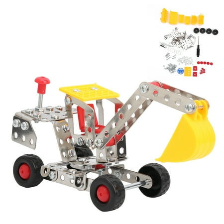 Building Block Car Model, Remote Control Metal Engineering Car Toy ...