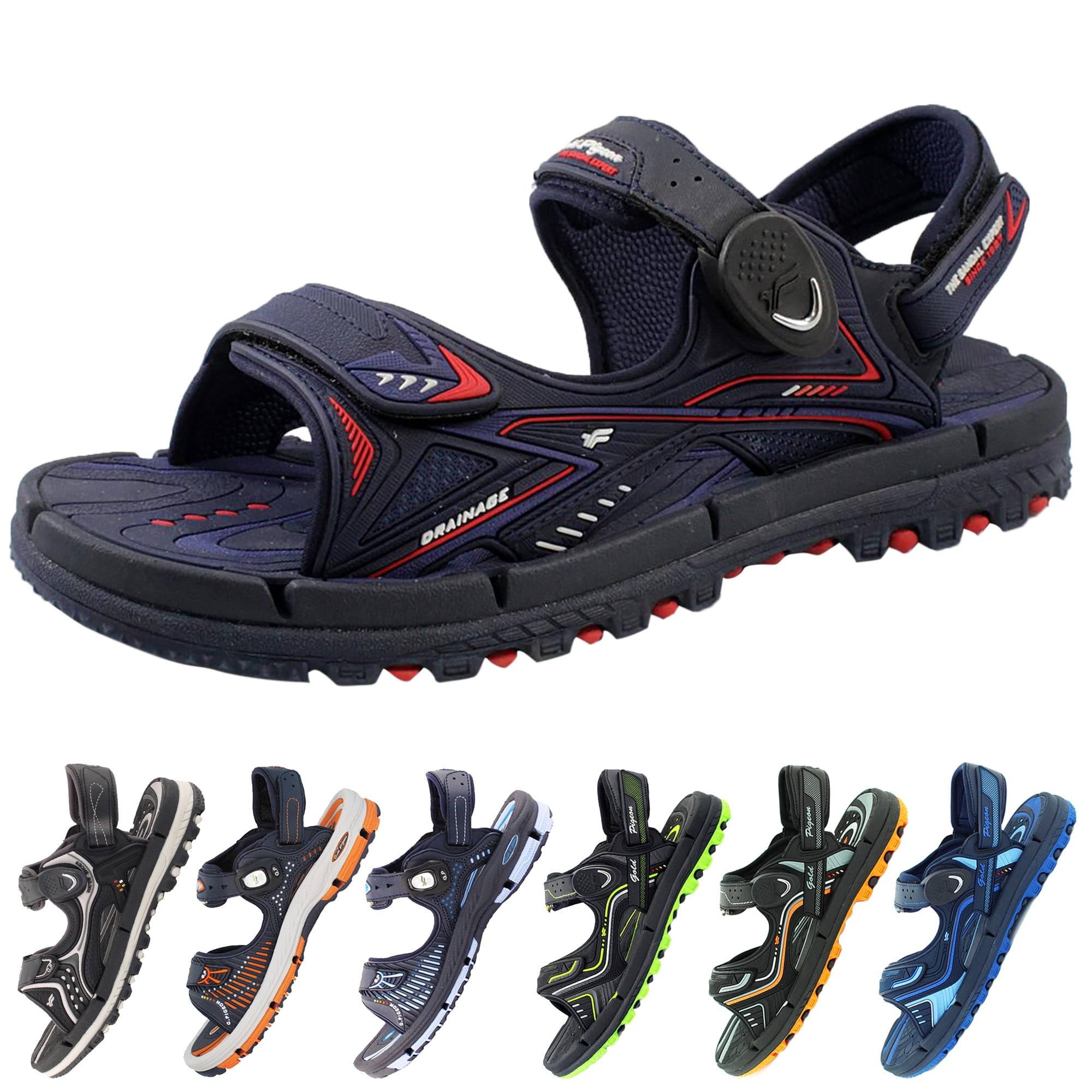 Water Release Sandals for Men & Women: Snap Lock, Waterproof, Slip ...