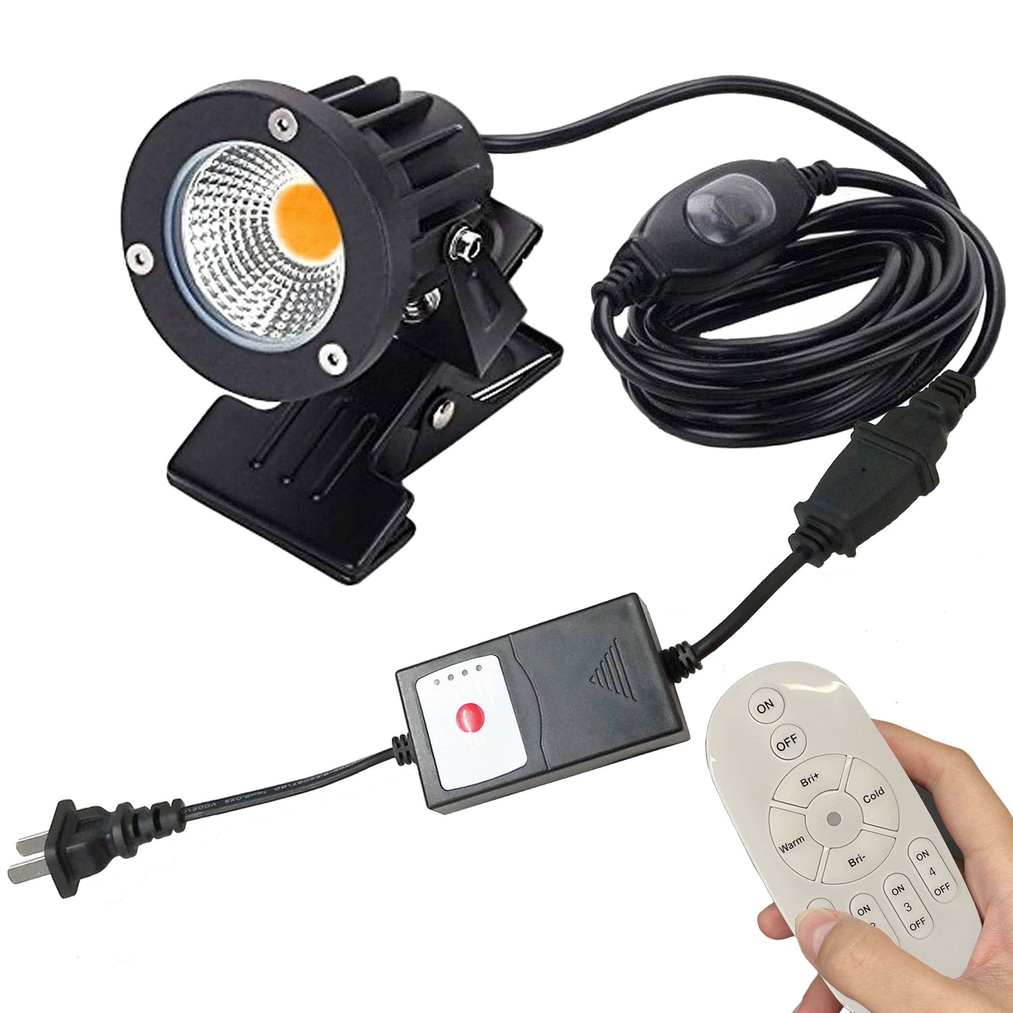 FSLiving Plug-in Outdoor IP65 Waterproof Spotlight with 9.84ft Power ...