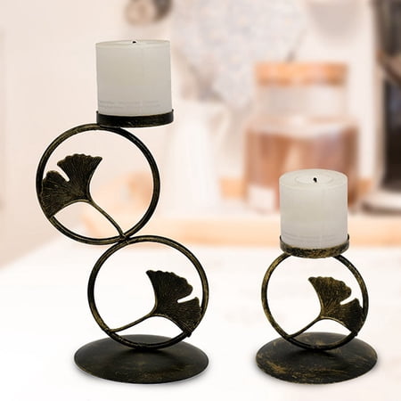Zeus Nordic Retro Golden Candlestick Candle Holder Romantic Wedding ...